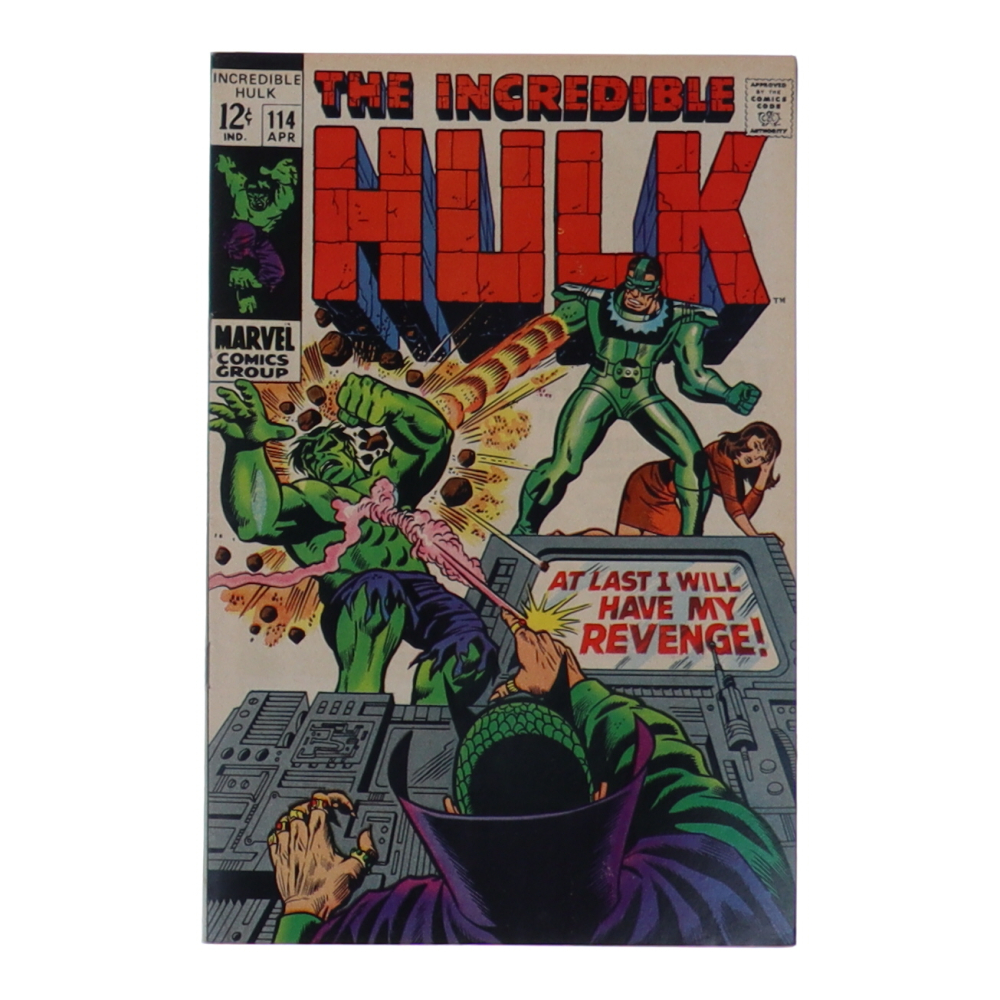 1969 "The Incredible Hulk" Issue #114 Marvel Comic Book | Pristine Auction
