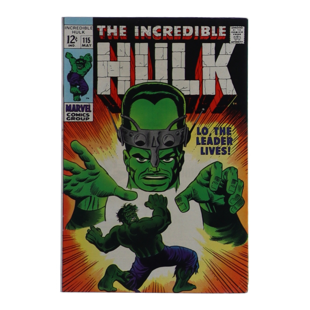 1969 "The Incredible Hulk" Issue #115 Marvel Comic Book | Pristine Auction
