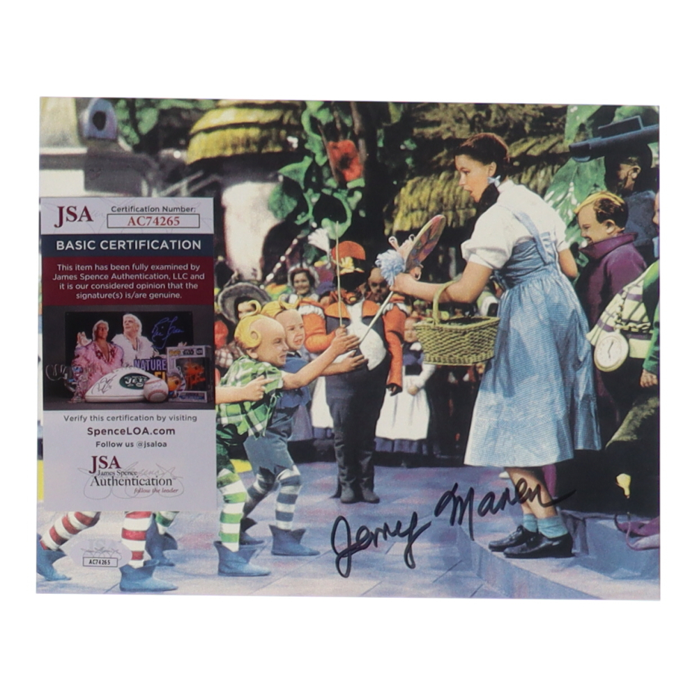 Jerry Maren Signed "The Wizard of Oz" 8x10 Photo (JSA) | Pristine Auction
