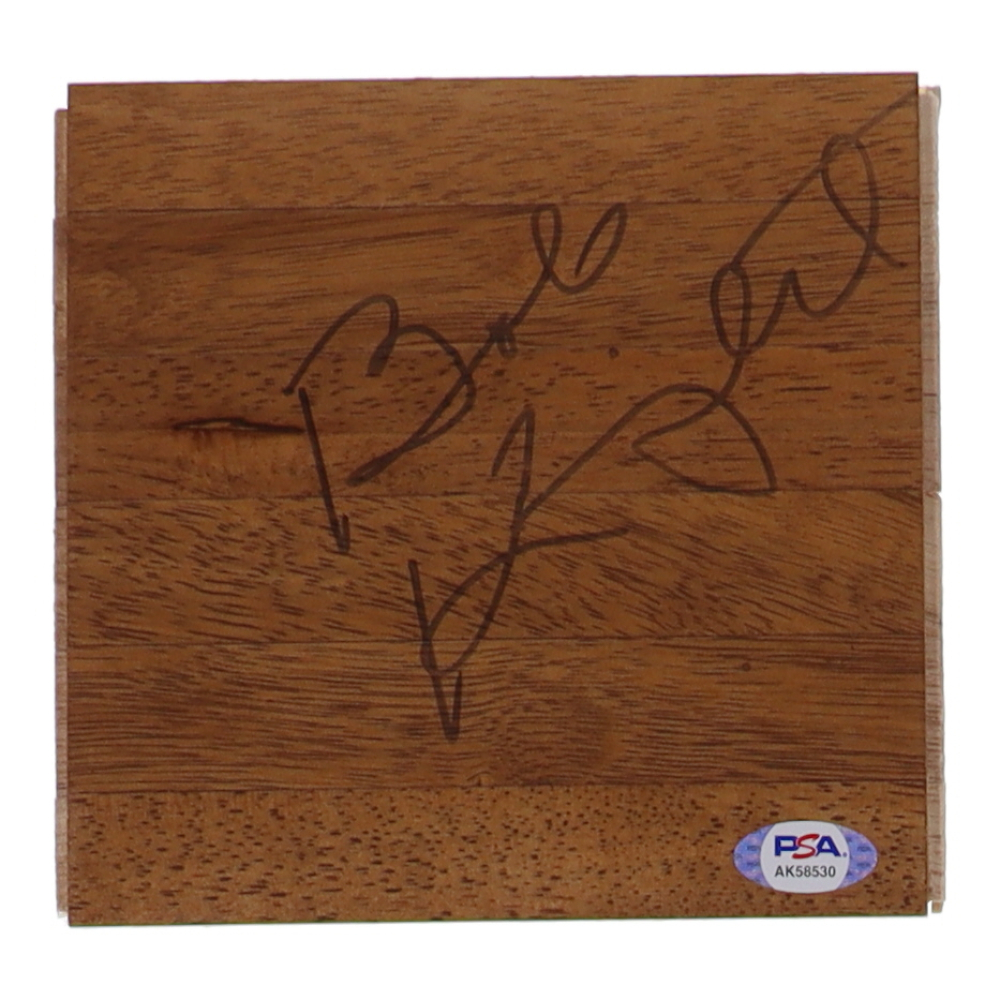 Bob Knight Signed 6x6 Wood Floorboard Piece (PSA) | Pristine Auction