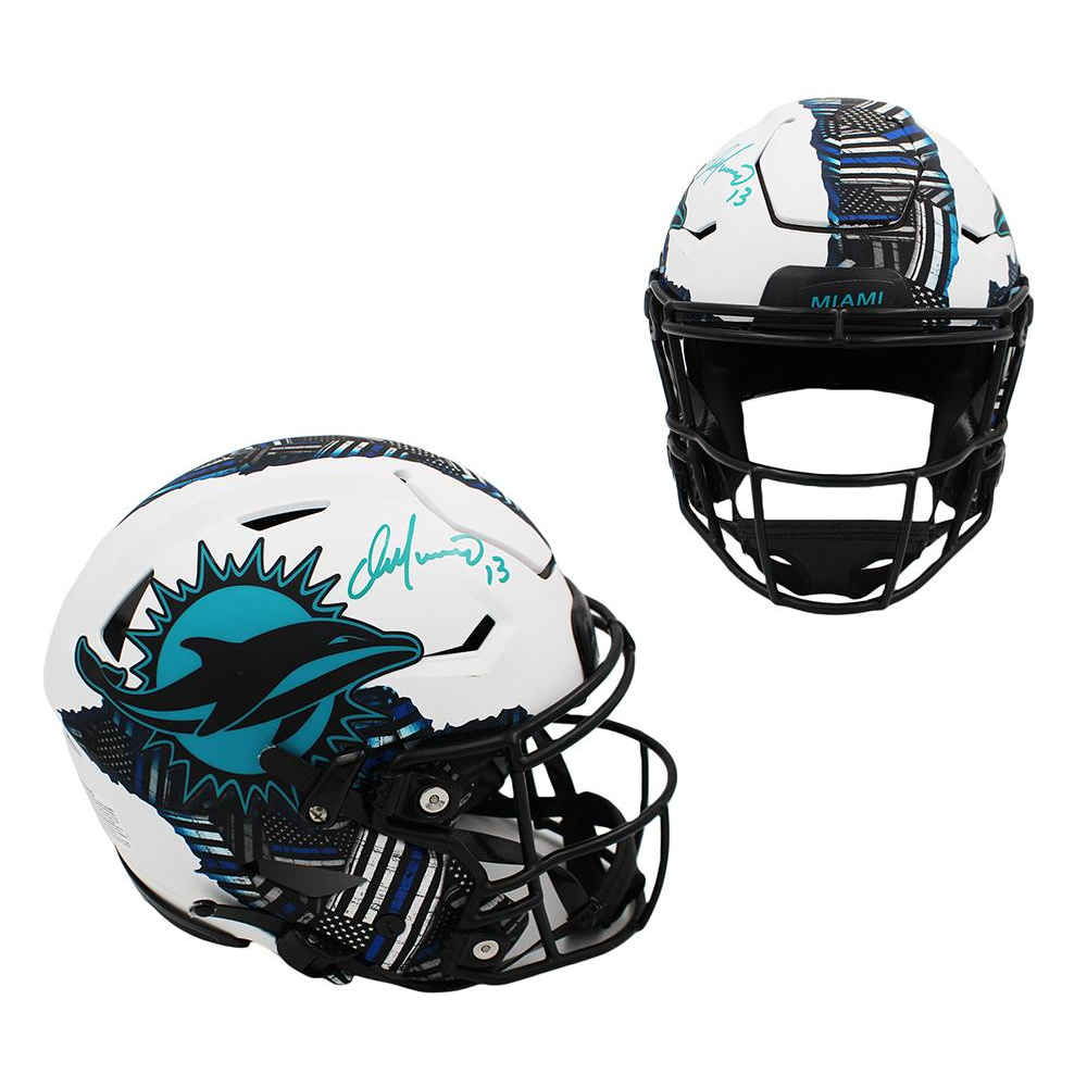 Dan Marino Signed Dolphins Full-Size Custom SpeedFlex Helmet (Radtke ...