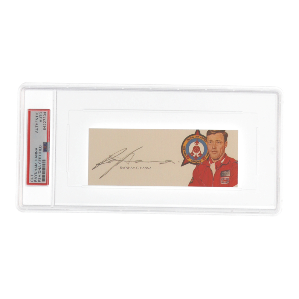Ray Hanna Signed 2x5 Index Card (PSA) | Pristine Auction