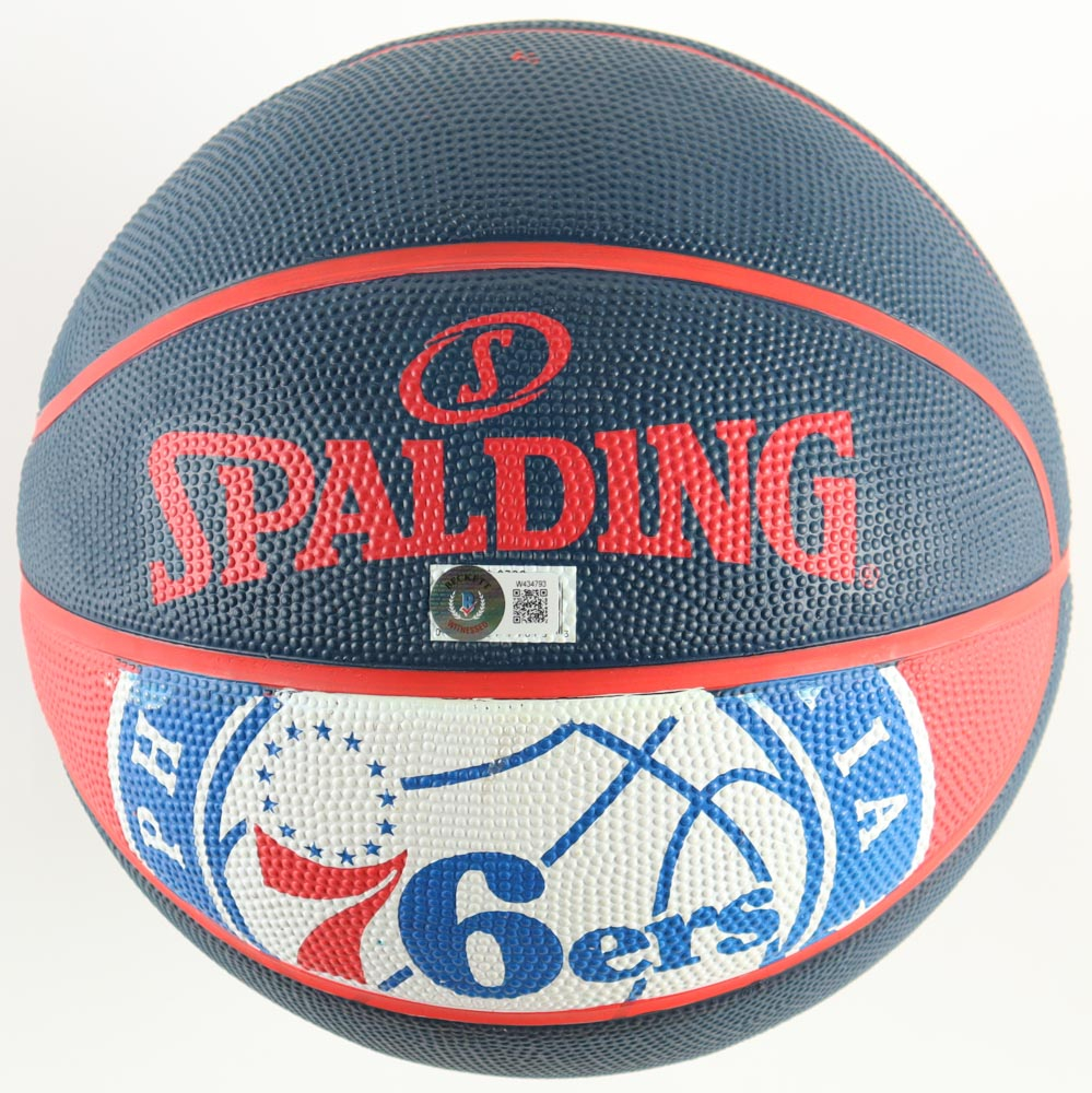 James Harden Signed 76ers Logo NBA Basketball (Beckett) | Pristine Auction
