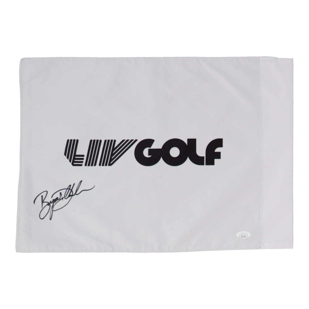 Bryson DeChambeau Signed LIV Golf Pin Flag (JSA) | Pristine Auction