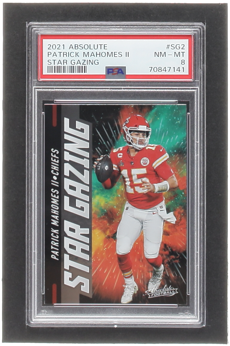 Patrick Mahomes II 2021 Absolute Star Gazing #2 (PSA 8) | Pristine Auction