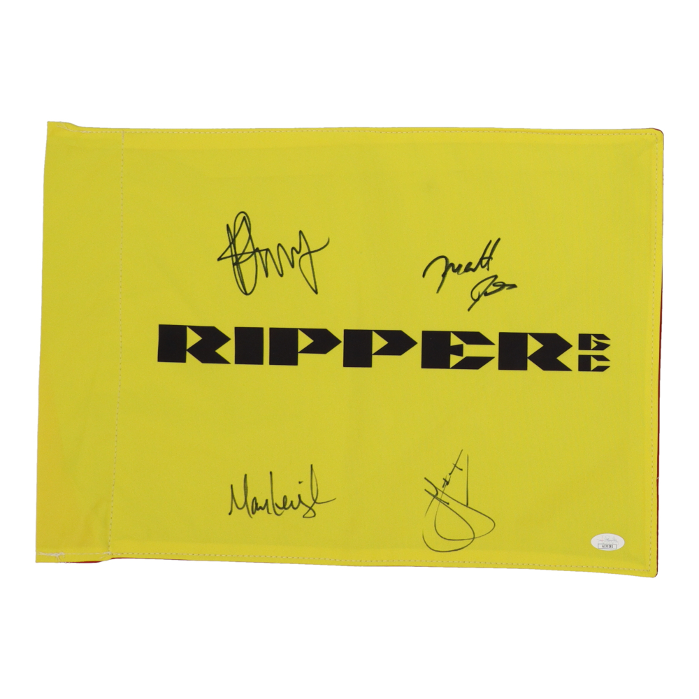 Team Signed Rippers Golf Pin Flag With Cameron Smith, Matt Jones, Marc ...