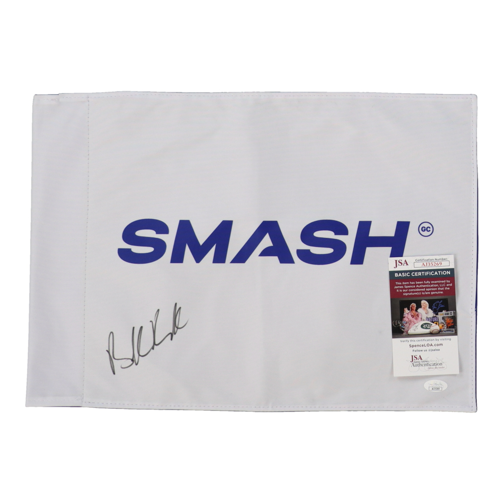 Brooks Koepka Signed LIV Smash Golf Pin Flag (JSA) | Pristine Auction