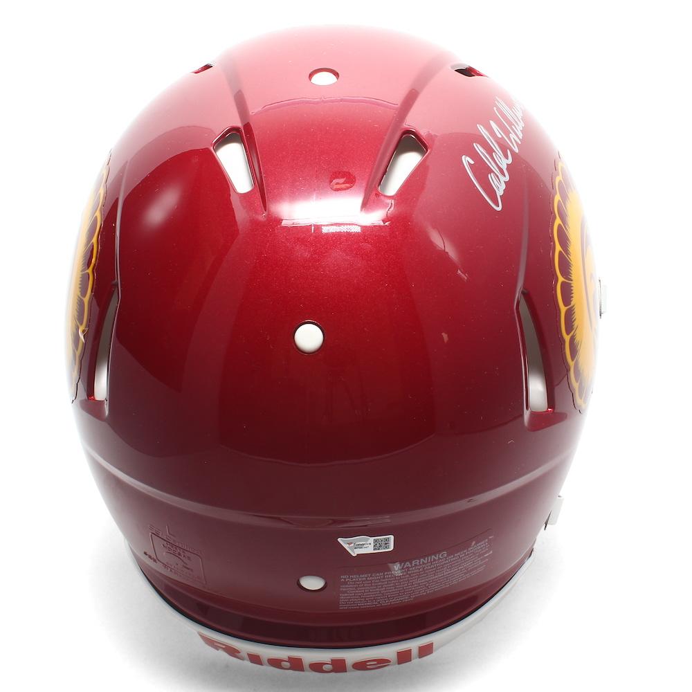 Caleb Williams Signed "HE13MAN '22" Trojans Authentic Speed Helmet ...