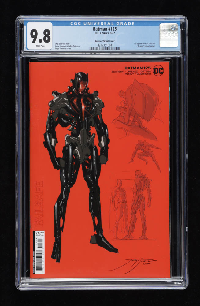 2022 "Batman" Issue #125 DC Comic Book (CGC 9.8) | Pristine Auction