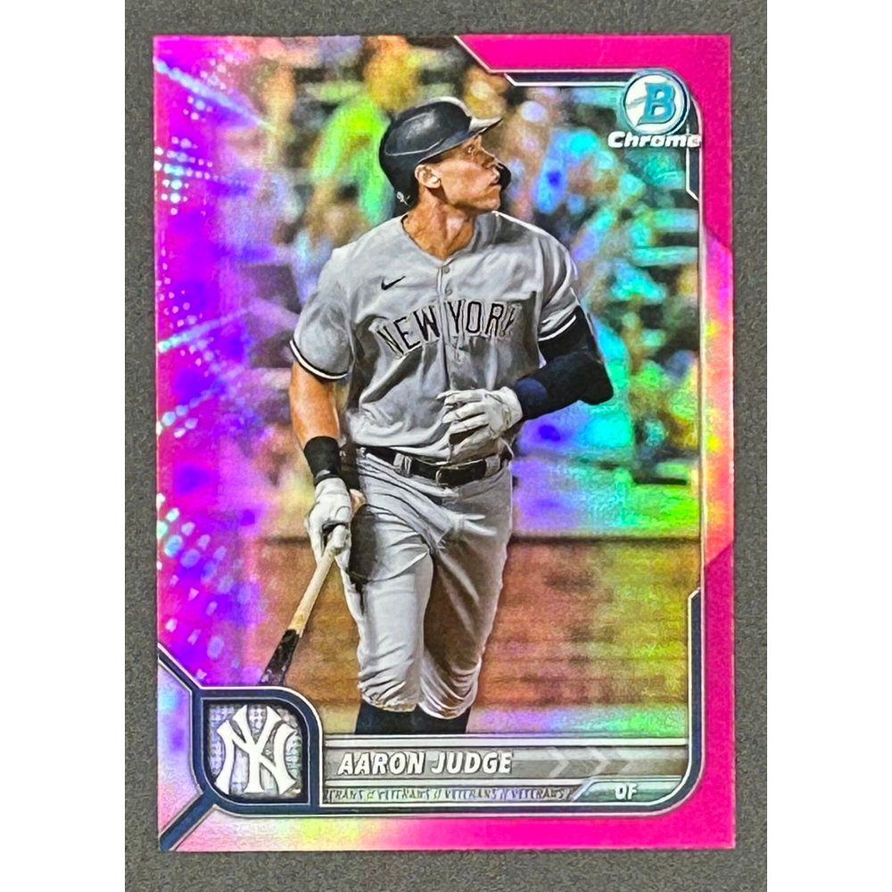 Aaron Judge 2022 Bowman Chrome Fuchsia Refractors #90 #010/299 ...