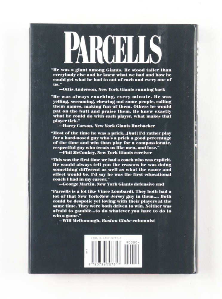 Bill Parcells Signed "Parcells: A Biography" Hardcover Book (PSA ...