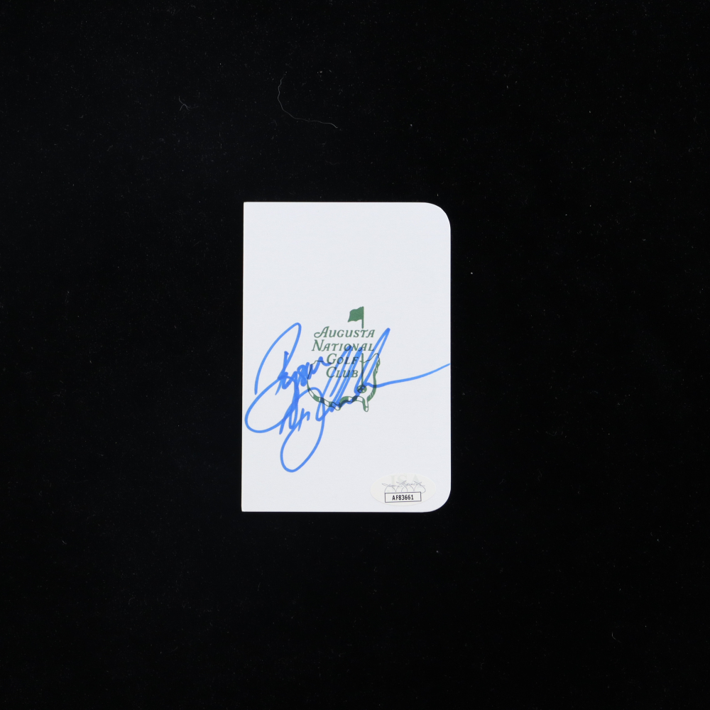 Bryson DeChambeau Signed Augusta National Masters Score Card (JSA ...