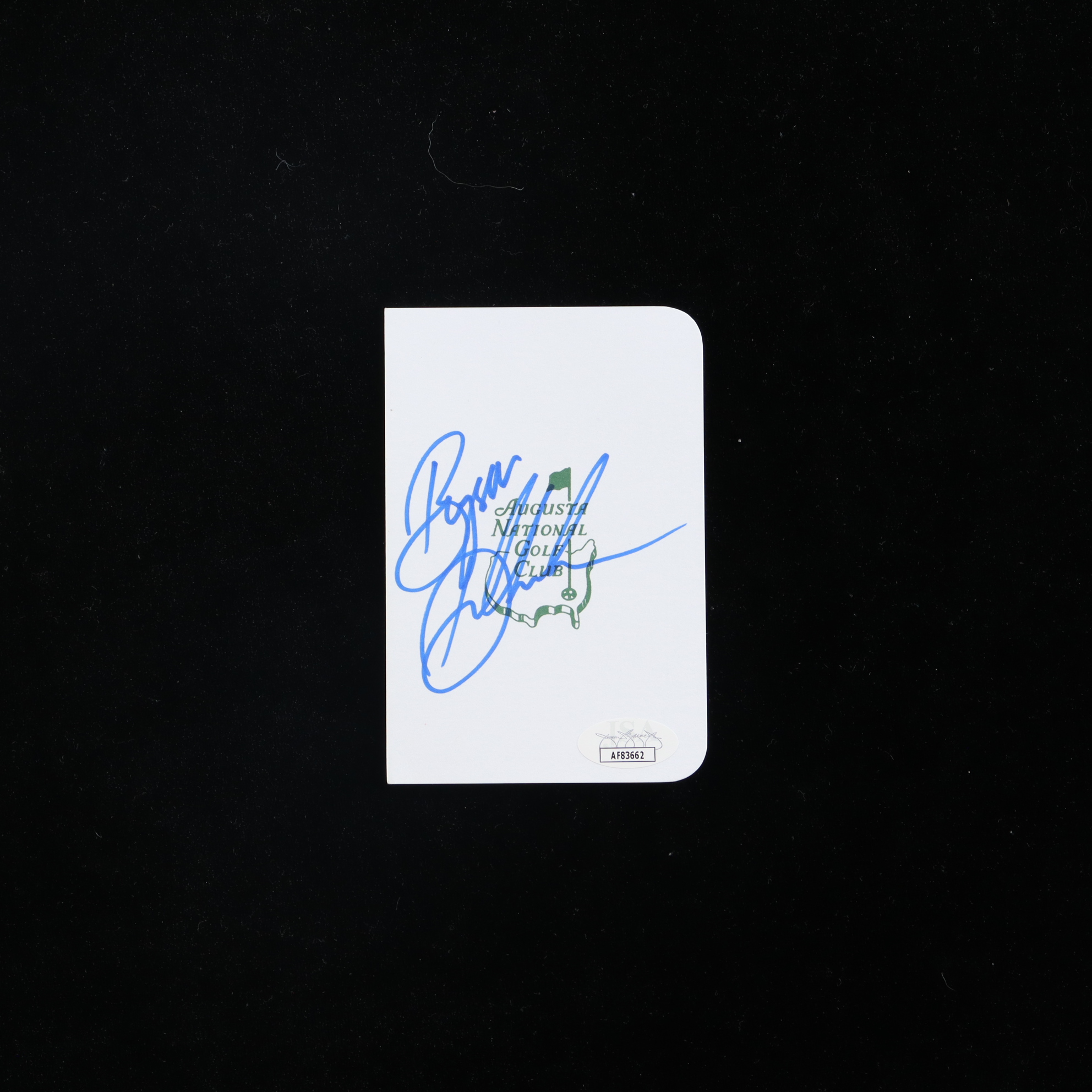 Bryson DeChambeau Signed Augusta National Masters Score Card (JSA ...