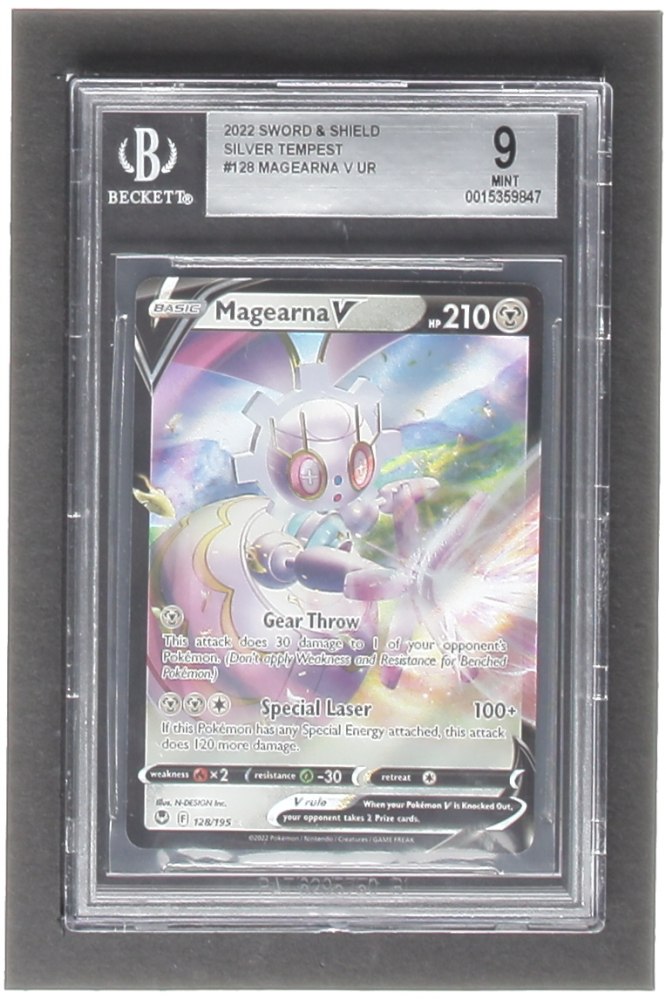 Magearna V Pokemon 2016 Silver Tempest #128 (BGS 9) | Pristine Auction