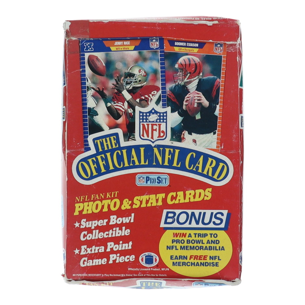 1989 Pro Set NFL Football Full Box with (36) Packs (See Description ...