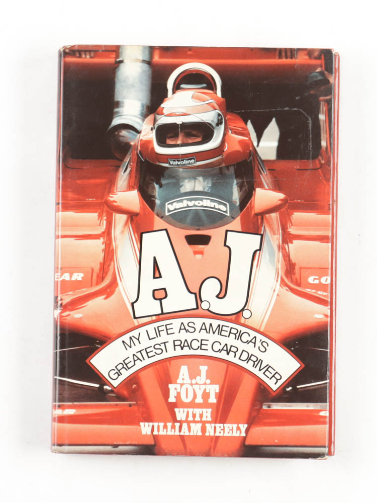 A. J. Foyt Signed "My Life As America's Greatest Race Car Driver ...
