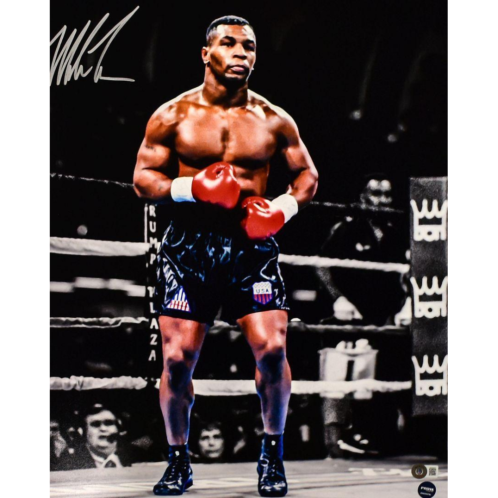 Mike Tyson Signed 16x20 Photo (Beckett) | Pristine Auction