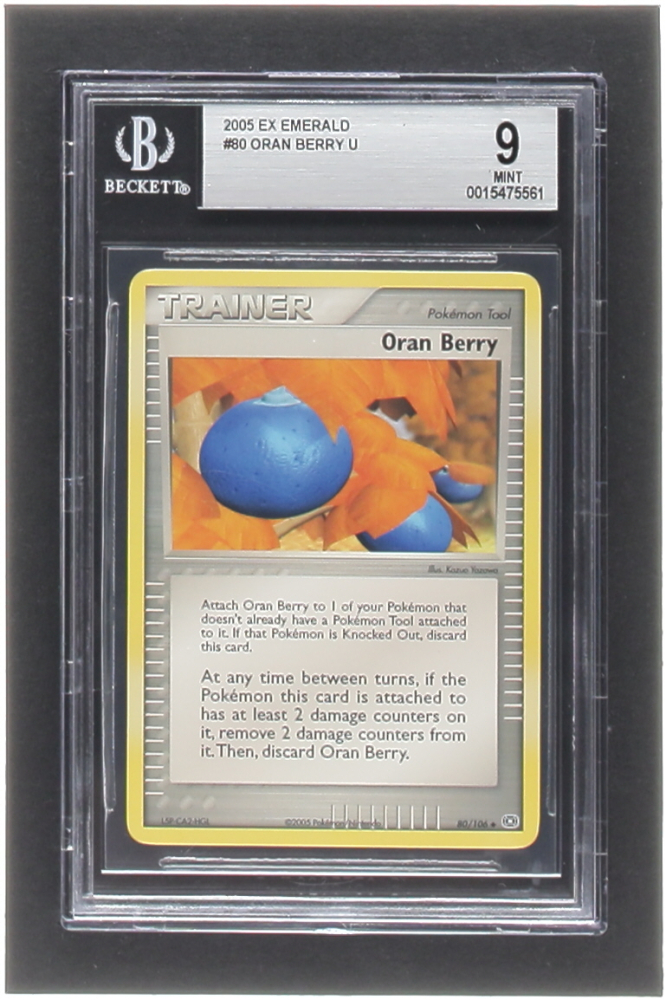 Oran Berry Pokemon 2005 EX Emerald #80 (BGS 9) | Pristine Auction