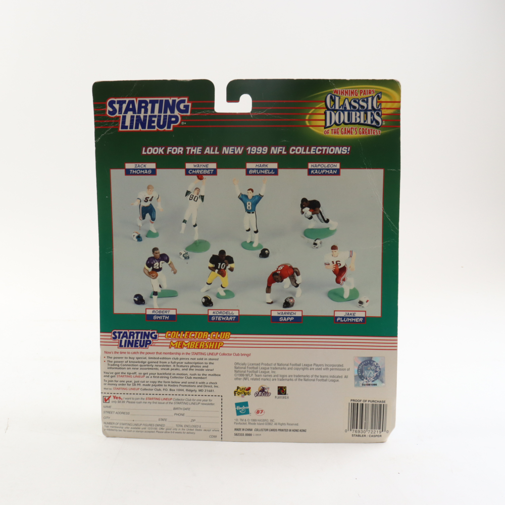 Ken Stabler & Dave Casper Signed 1999-00 Raiders Starting Lineup ...