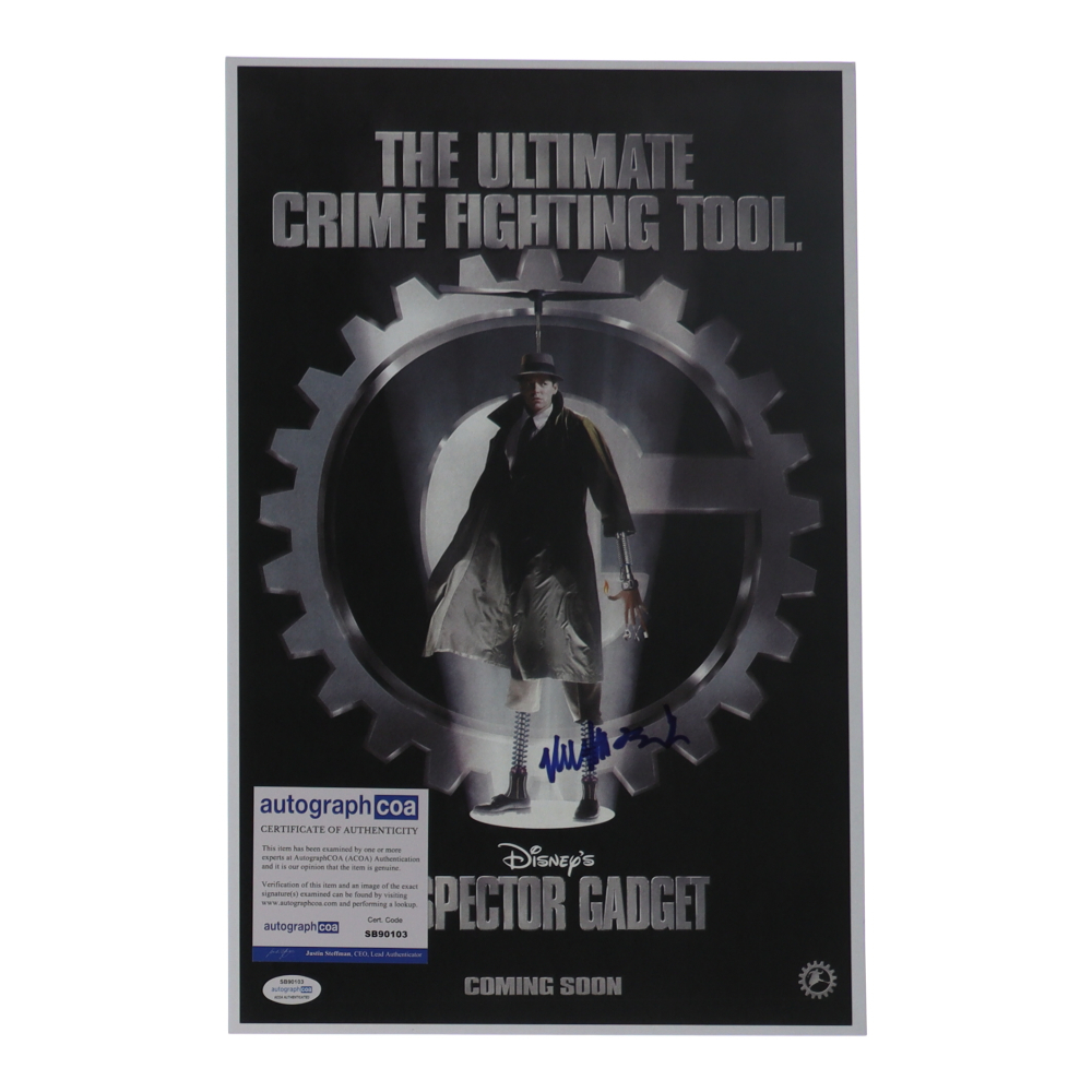 Matthew Broderick Signed "Inspector Gadget" 11x17 Photo (ACOA ...