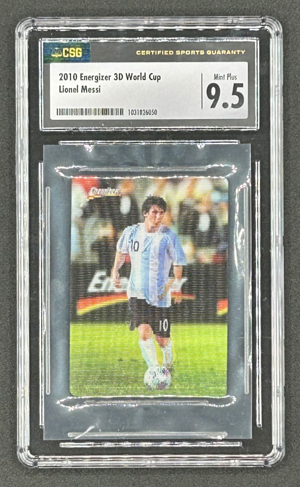 Lionel Messi 2010 Energizer 3D World Cup #NNO (CSG 9.5) | Pristine Auction