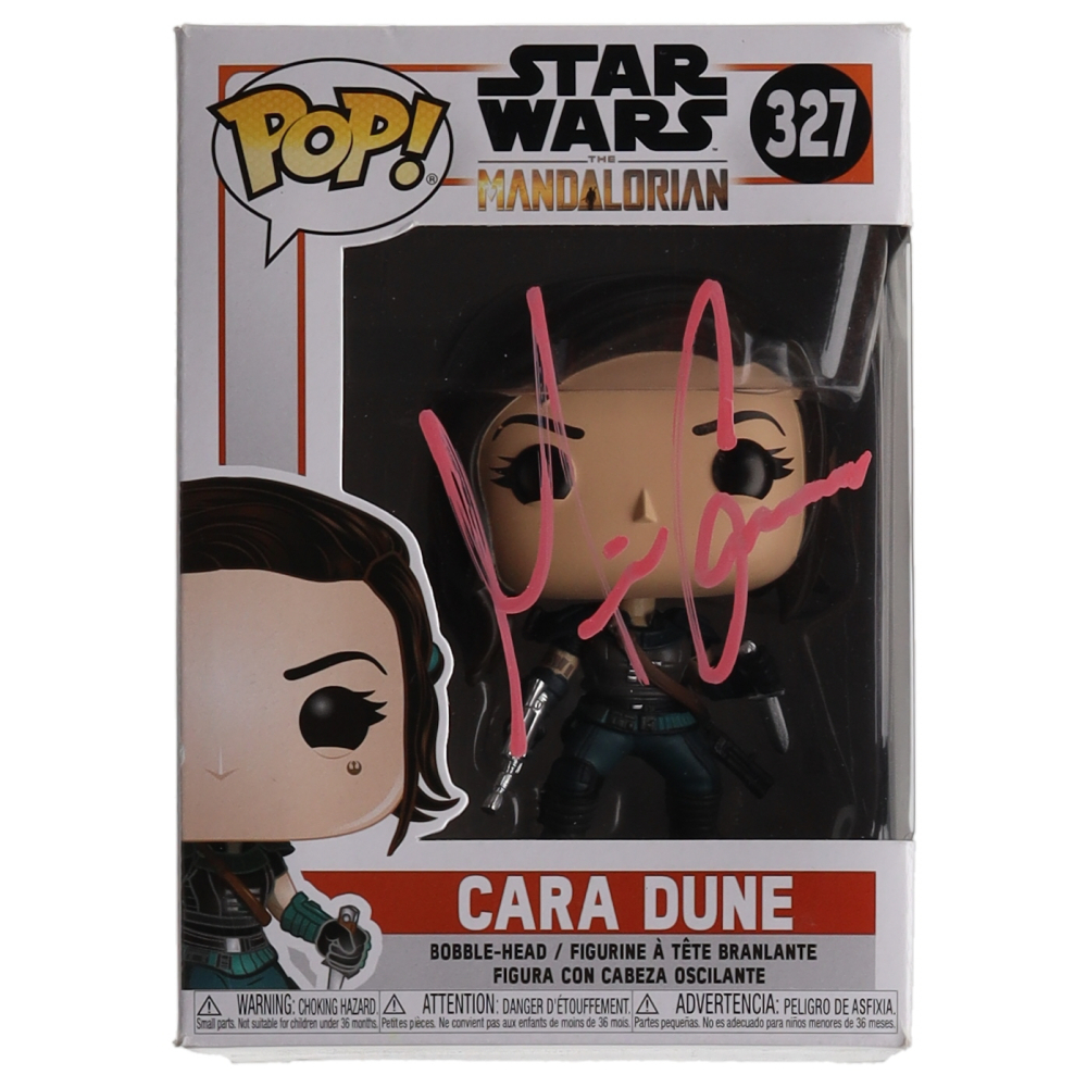 Gina Carano Signed "Star Wars: The Mandalorian" #327 Cara Dune Funko ...