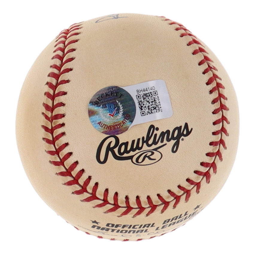 Robin Roberts Signed ONL Baseball Inscribed "HOF 76" (Beckett ...