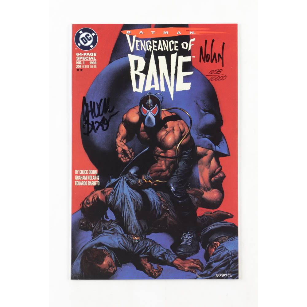 Graham Nolan & Chuck Dixon Signed LE 1993 "Vengeance Of Bane" Issue #1 ...