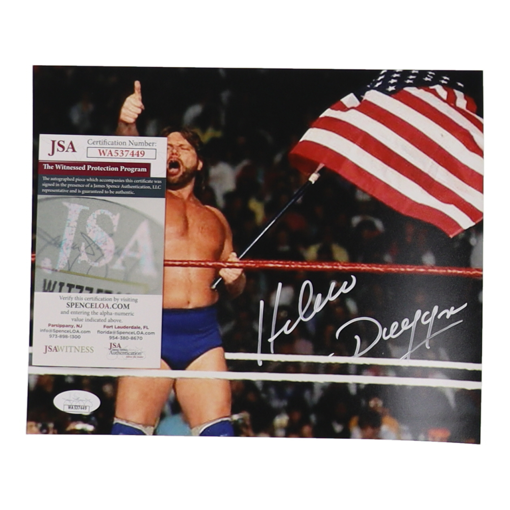 "Hacksaw" Jim Duggan Signed WWE 8x10 Photo (JSA) | Pristine Auction
