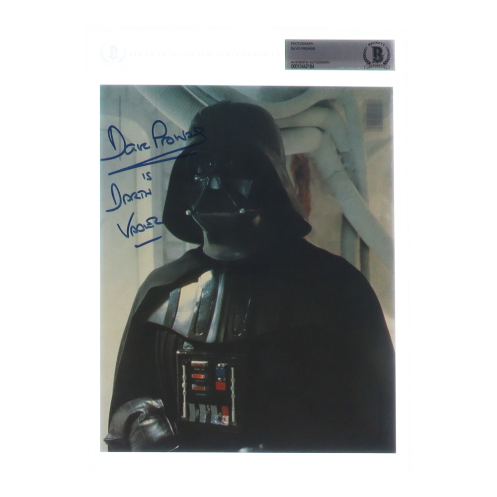David Prowse Signed 8x10 Photo Inscribed "Is Darth Vader" (BGS ...