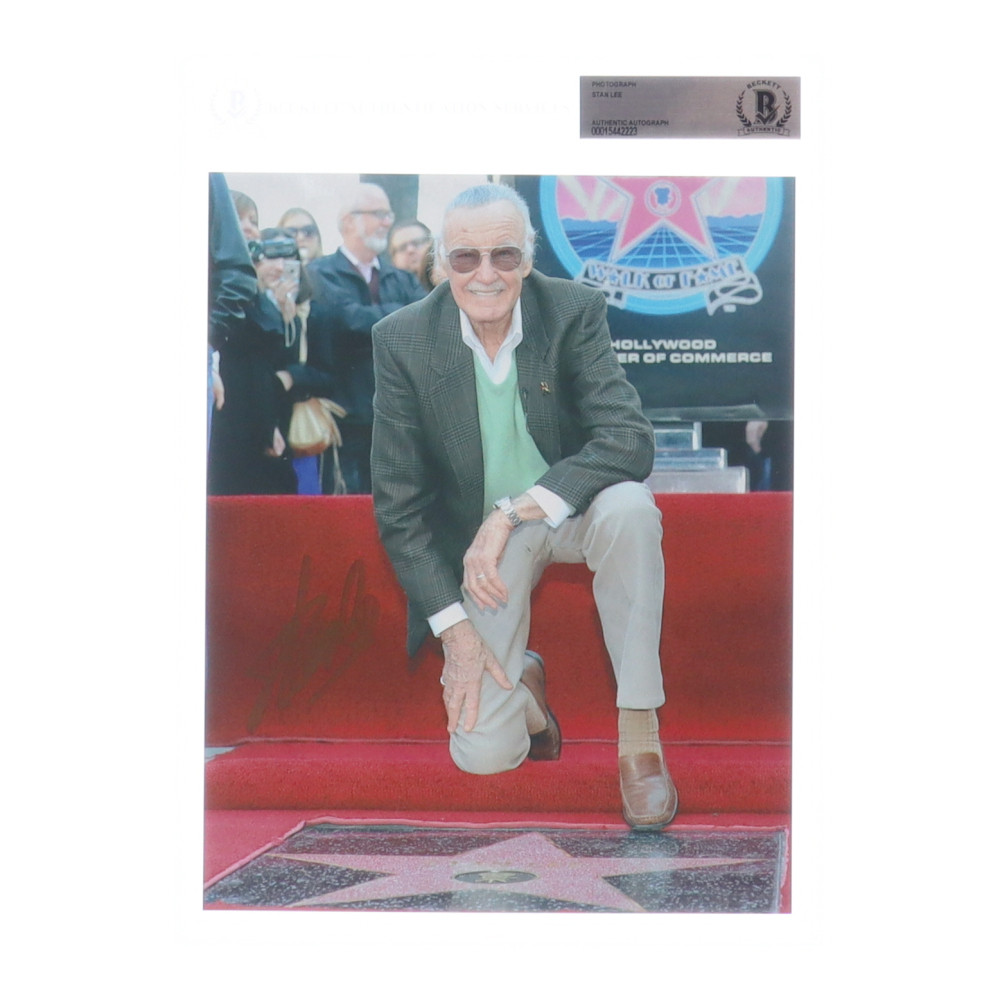 Stan Lee Signed 8x10 Photo (BGS) | Pristine Auction