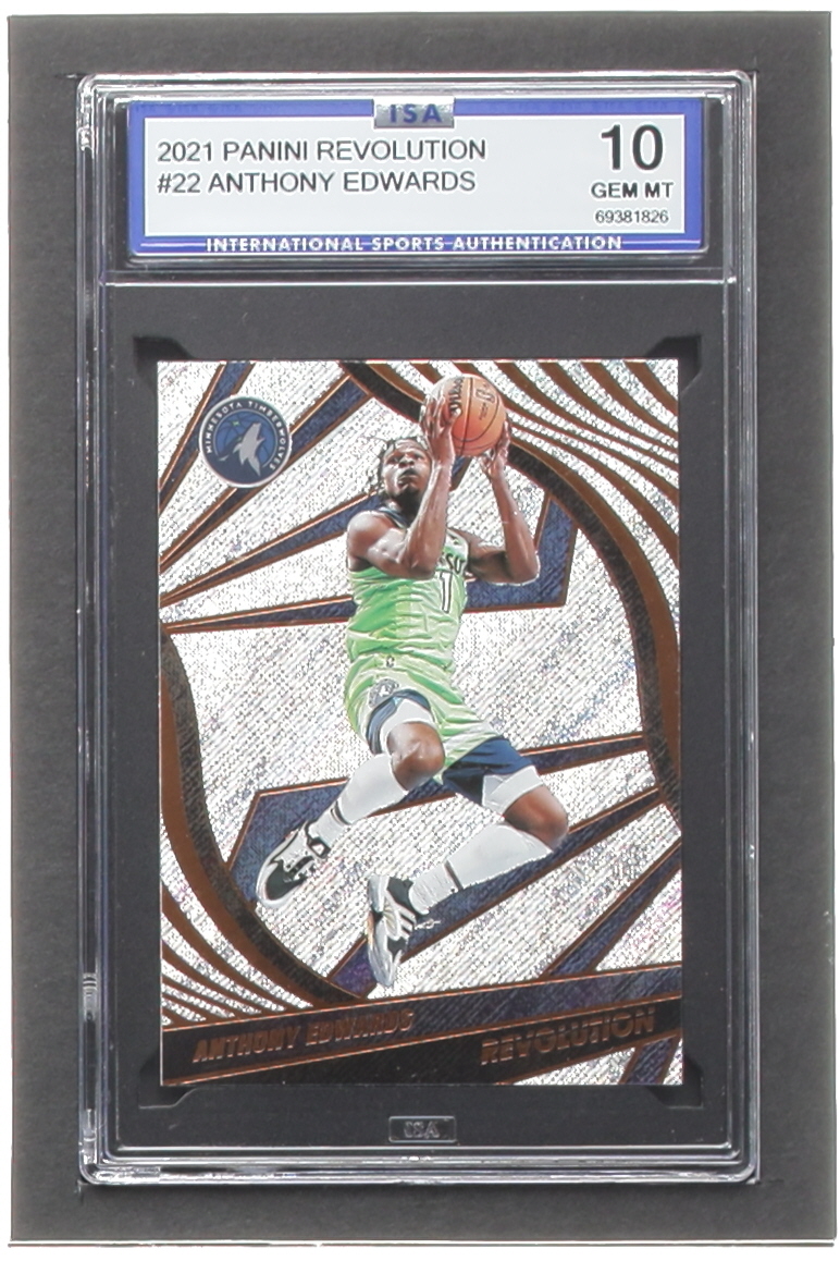 Anthony Edwards 2021-22 Panini Revolution #22 (ISA 10) | Pristine Auction