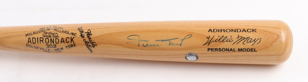 Willie Mays Signed McLaughlin-Millard Adirondack Baseball Bat (PSA ...