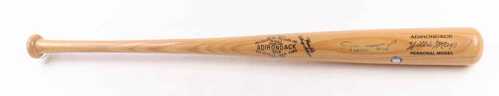 Willie Mays Signed McLaughlin-Millard Adirondack Baseball Bat (PSA ...