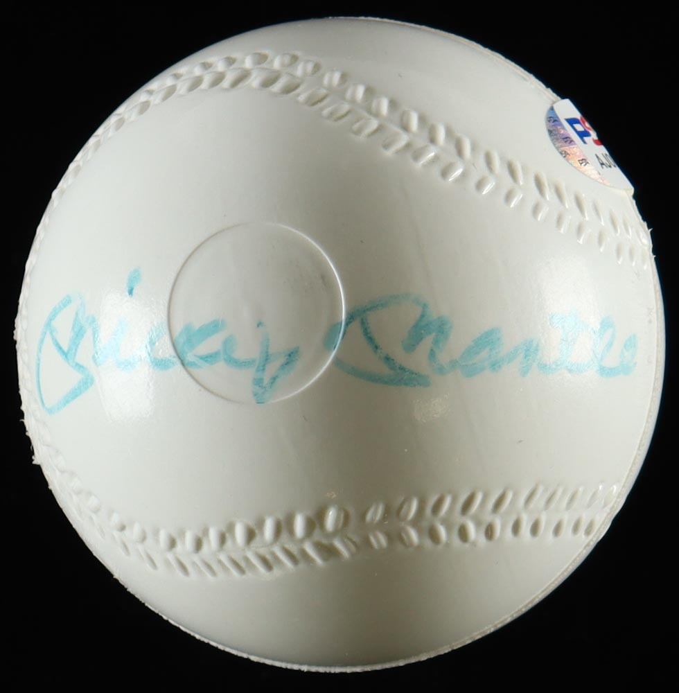 Mickey Mantle Signed Wiffle Baseball with Display Case (PSA) | Pristine ...