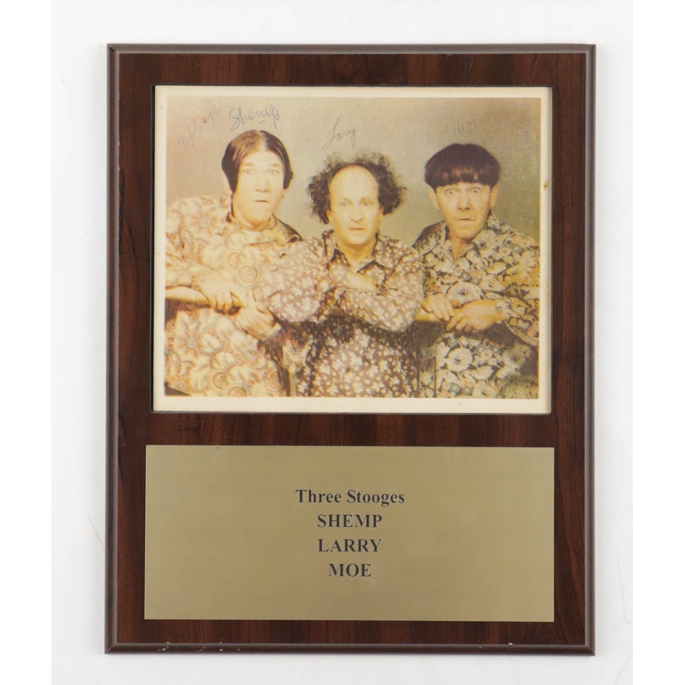 Moe Howard, Shemp Howard & Larry Fine Signed "The Three Stooges" Photo ...