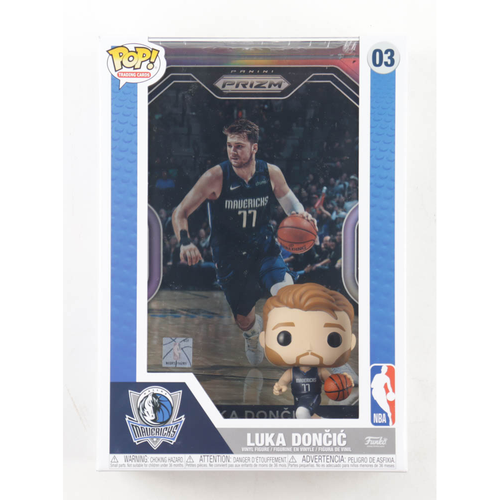 Luka Doncic Basketball #03 Mavericks Funko Pop! Panini Prizm Cover ...