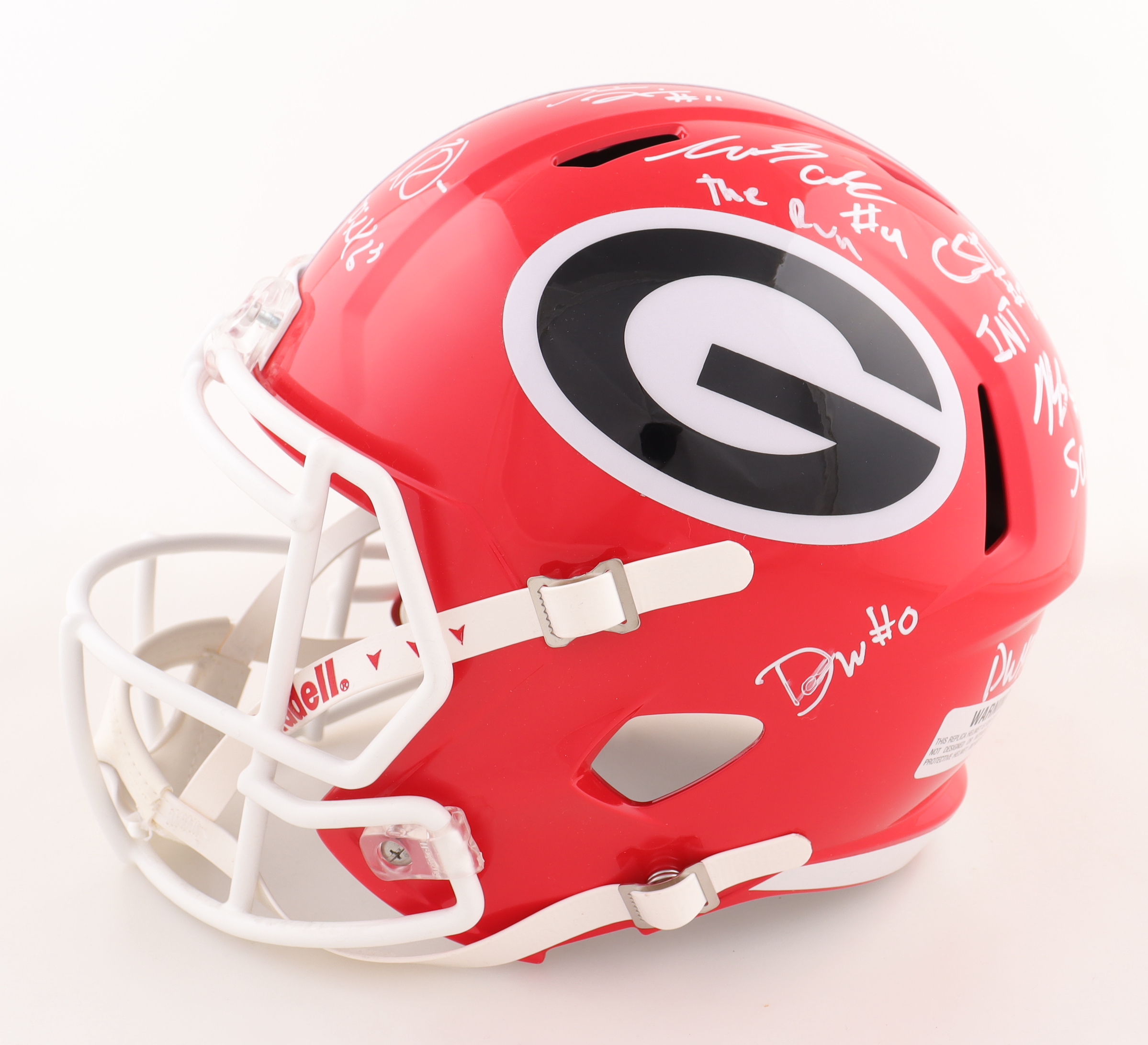 2021 Georgia Bulldogs Full-Size National Champions Speed Helmet Team ...