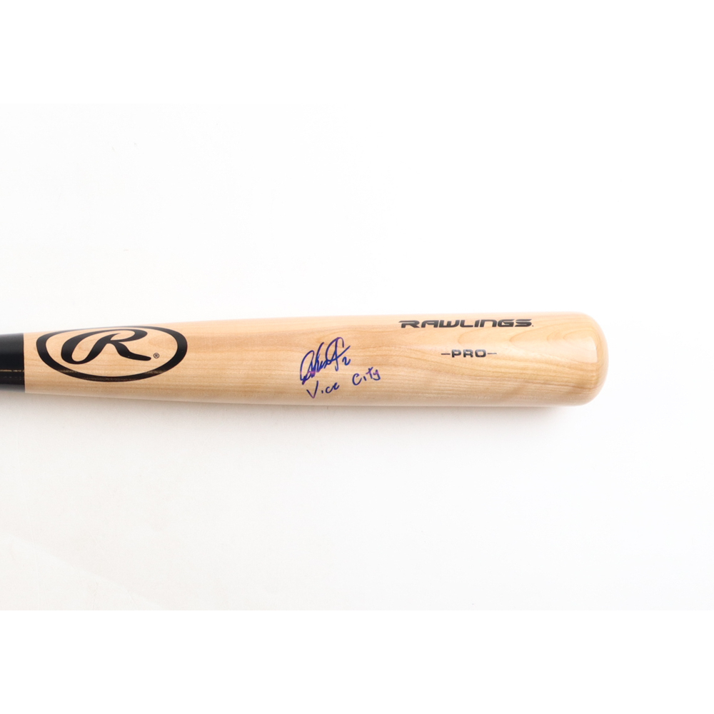 Jazz Chisholm Signed Rawlings Pro Baseball Bat Inscribed "Vice City ...