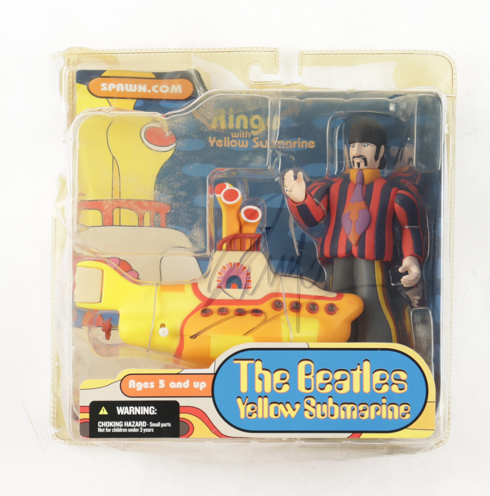 Ringo Starr Signed The Beatles "A Yellow Submarine" Toy Figurine Set ...