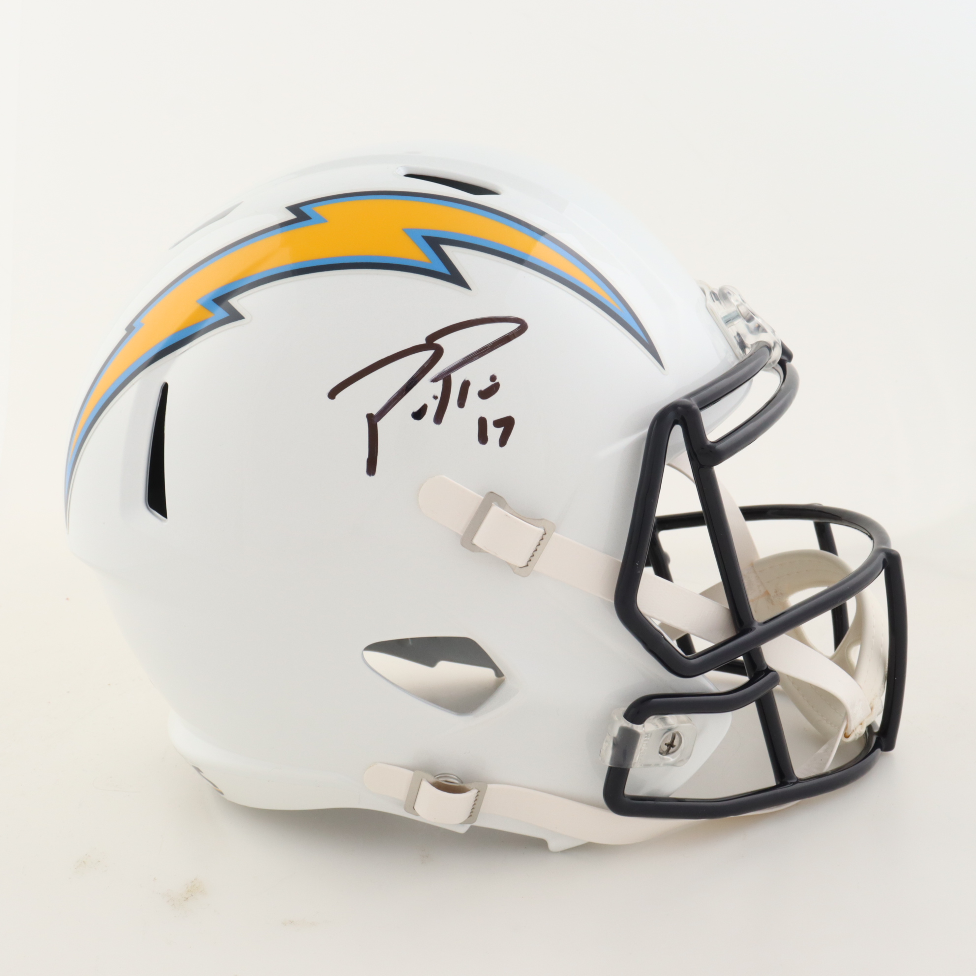Philip Rivers Signed Chargers Full-Size Speed Helmet (Beckett ...