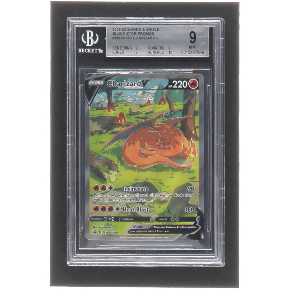Charizard V Pokemon 2022 Sword & Shield Promo SWSH#260 (BGS 9 ...