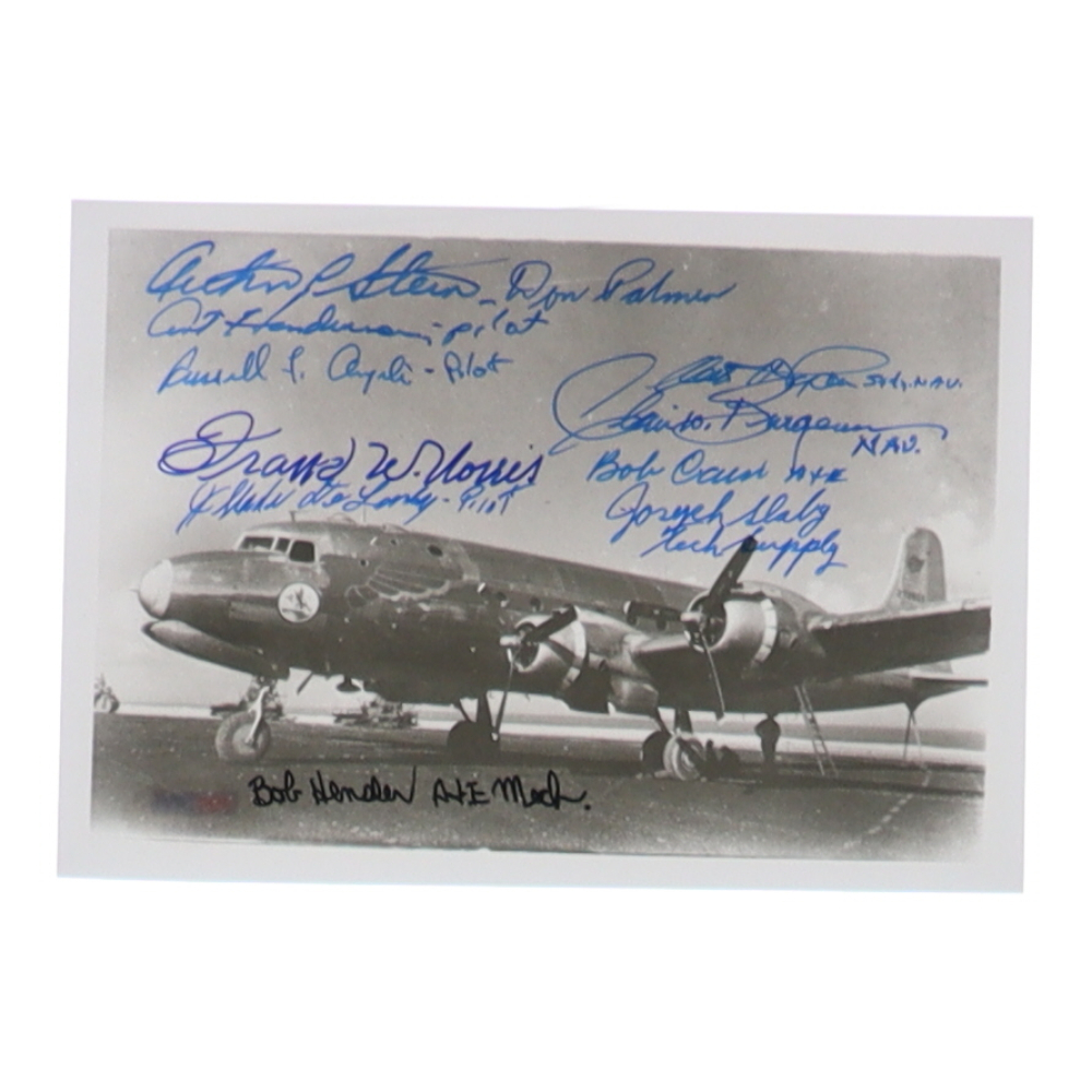 WWII 5x7 Photo signed by (11) with Arthur Stein, Arthur Henderson ...
