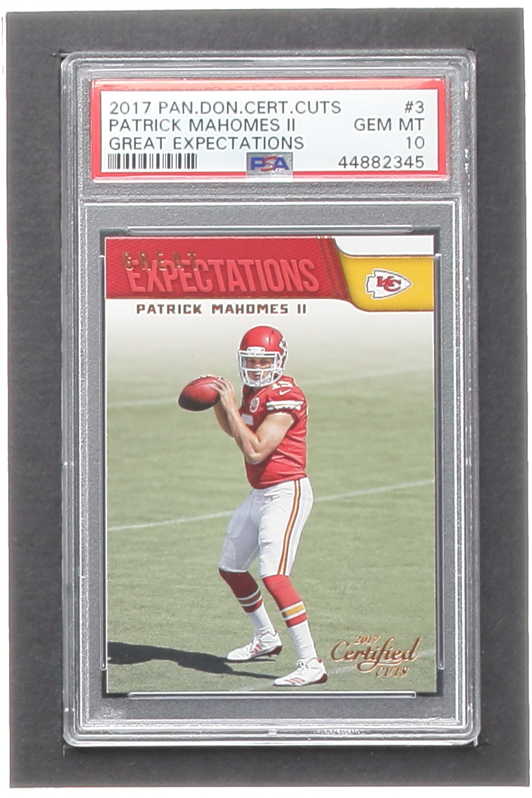 Patrick Mahomes II 2017 Certified Cuts Great Expectations #3 RC (PSA 10) | Pristine Auction