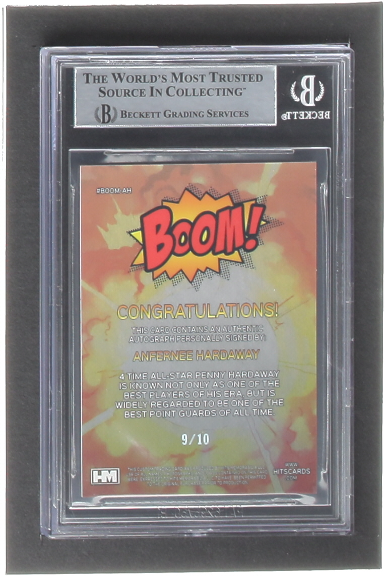 Anfernee Hardaway 2023 Hits Memorabilia Boom Silver Autograph #BOOMAH ...