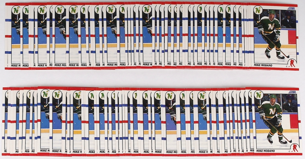 Lot of (100) Mike Modano 1990-91 Score #120 Rookie Cards | Pristine Auction