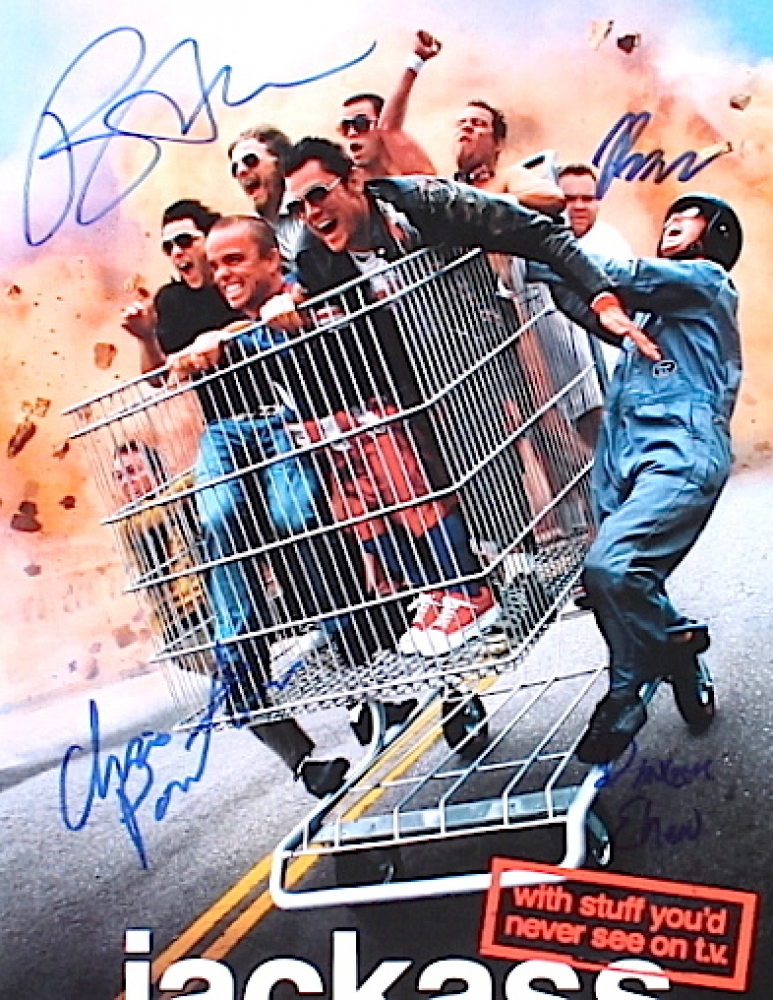 "Jackass The Movie" Signed 10x17 Poster With Chris Pontius, Danger ...