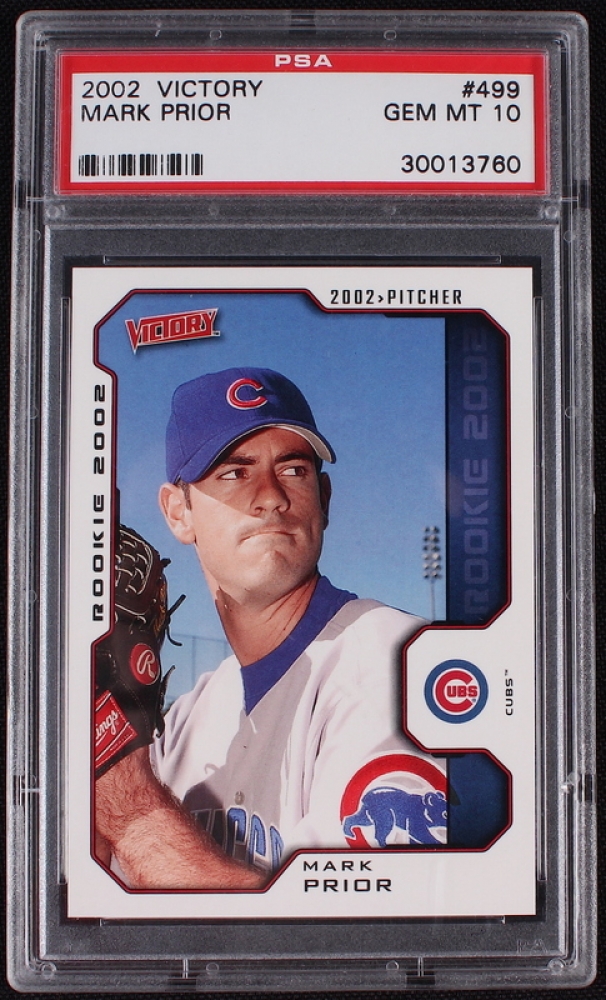 Mark Prior 2002 Upper Deck Victory #499 RC (PSA 10) | Pristine Auction