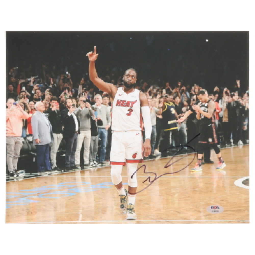 Dwyane Wade Signed Heat 11x14 Photo (PSA) | Pristine Auction