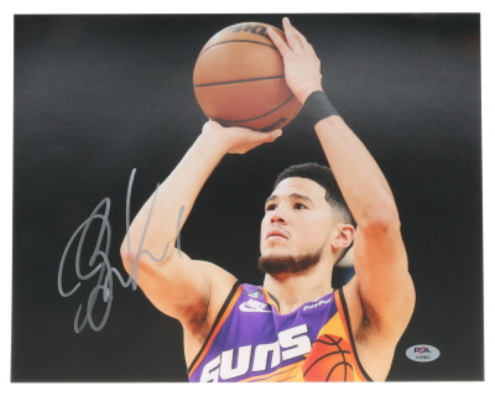 Devin Booker Signed Suns 11x14 Photo (PSA) | Pristine Auction